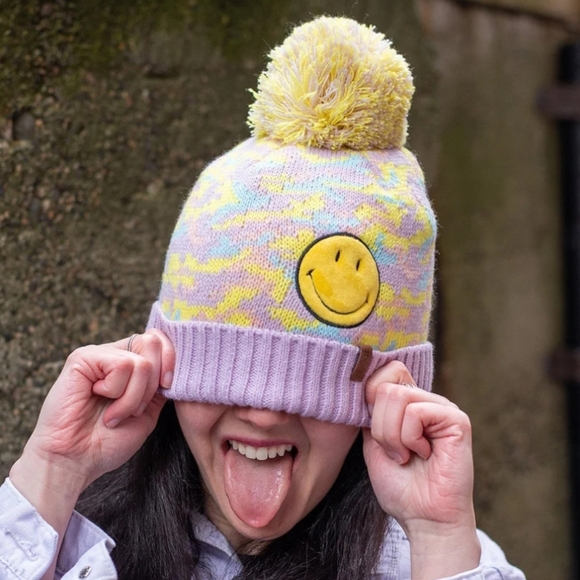 Smiley | Accessories | Smiley X Pudus Camo Winter Beanie | Poshmark